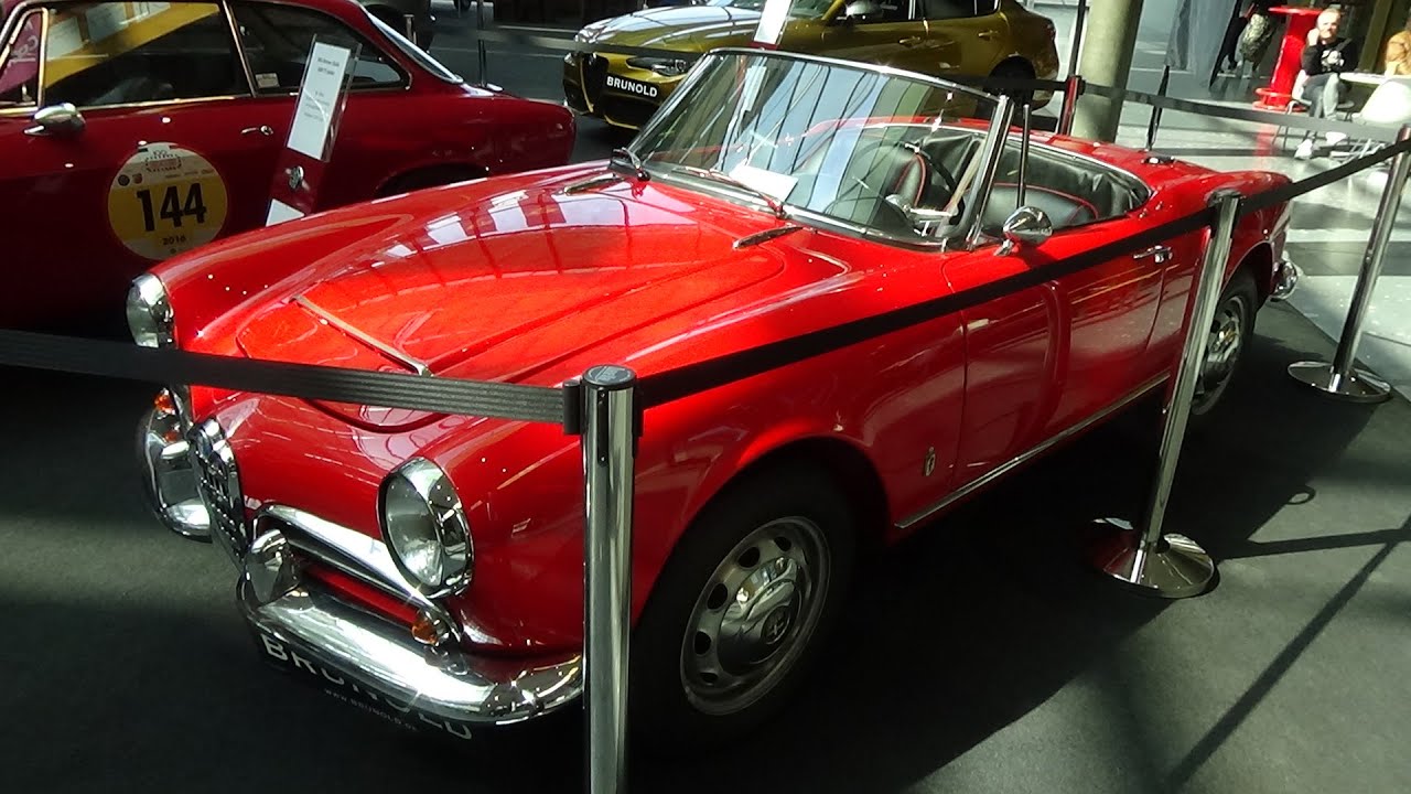 1964 Alfa Romeo Giulia 1600 TI Spider - Exterior and Interior - Retro ...
